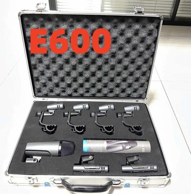 US Sennheiser Drum Kit 600 e600 Drum Mic Package with Case e602 e604 ...