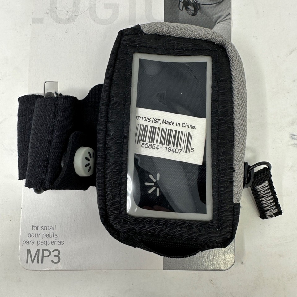 Case Logic Small MP3 Player Case Black/Gray with Removable Armband NIB ...