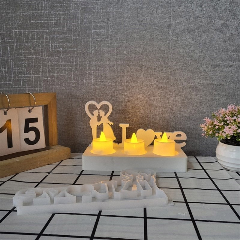 Eye Catching Candlestick Insert Silicone Mould for Cement Handmade ...