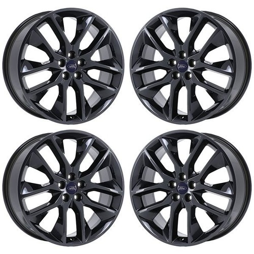 20" FORD EDGE PVD BLACK CHROME WHEELS-C RIMS FACTORY OEM 10046 EXCHANGE ...