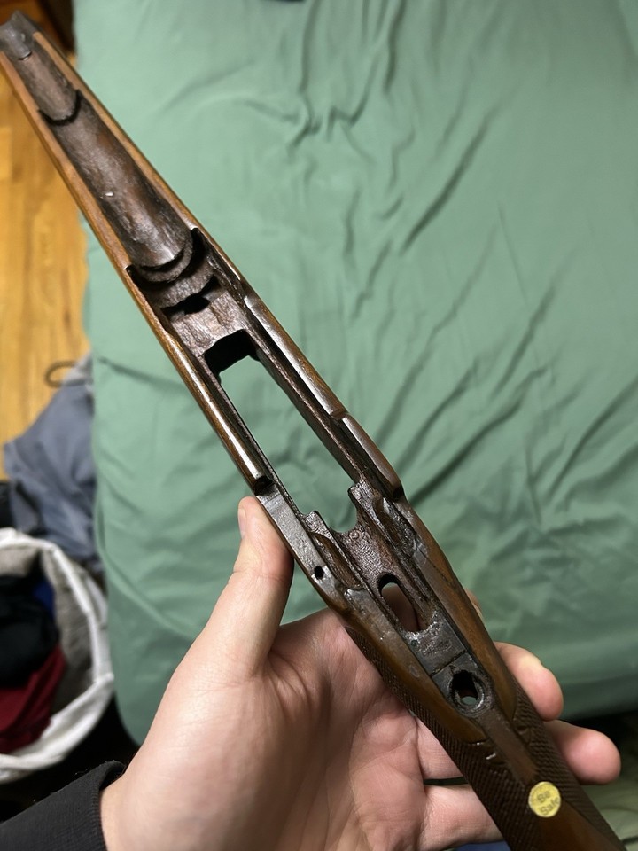 BEAUTIFUL Large Ring Mauser 98 Sporter Rifle Stock W/ Cheek Pad ...