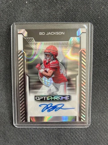 2025 Leaf Optichrome BO JACKSON #10/10 Bookend Auto Ohio State Buckeyes ...