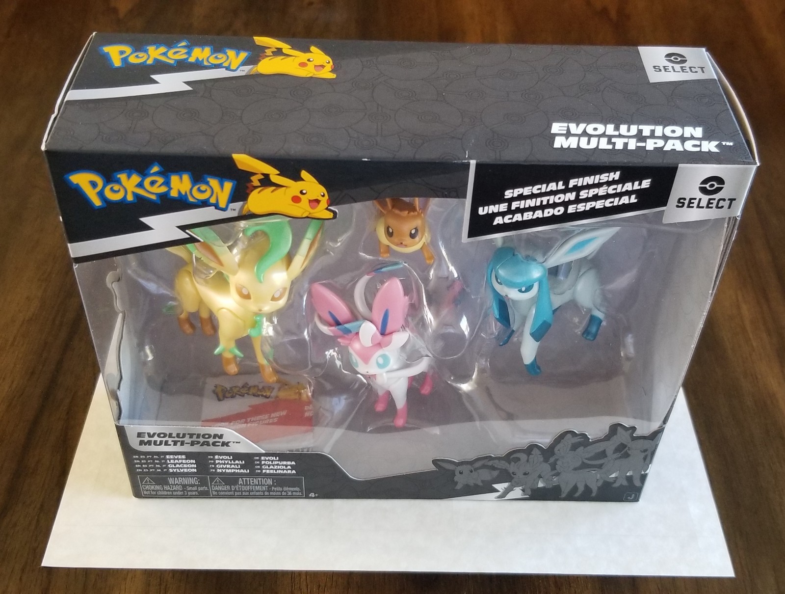 Pokémon Select Evolution Multi-Pack Figures Special Finish Eevee Brand ...