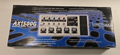 KORG AX1500G TONEWORKS; Modeling Signal Processor; Powers On; Not ...