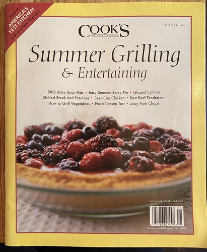 Cook's Illustrated Cooking Recipes How To Summer 2007 Baby B Ribs Berry ...