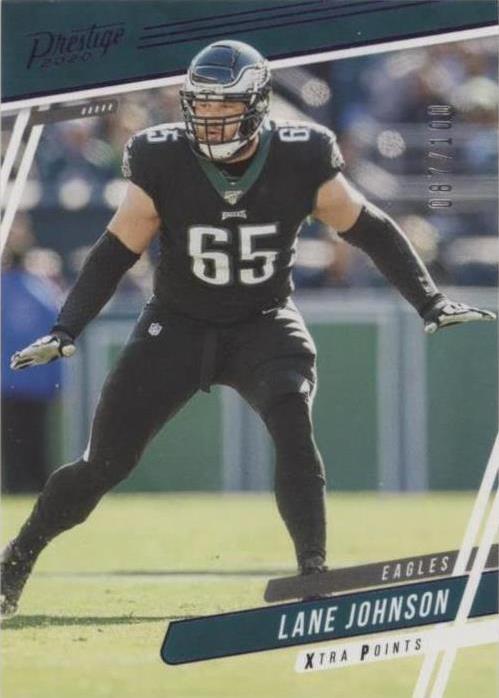 2020 Panini Prestige - Lane Johnson #86 Xtra Points Purple /100 for ...
