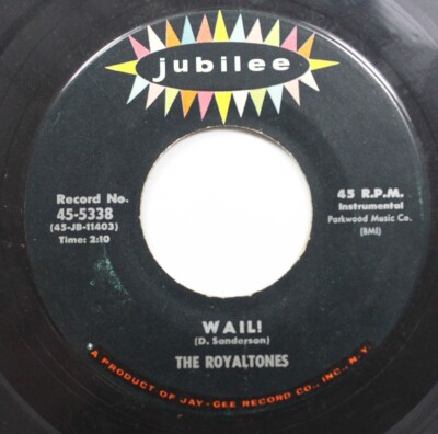 50S 60S 45 The Royaltones - Wail! / Poor Boy On Jubilee | eBay