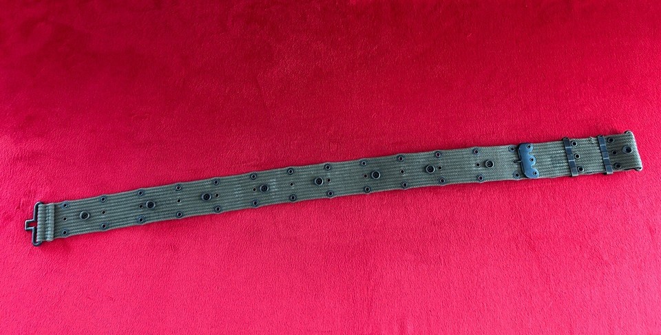 Rare Vietnam War M1961 USMC Marines Multi Snap Pistol Utility Web Belt ...