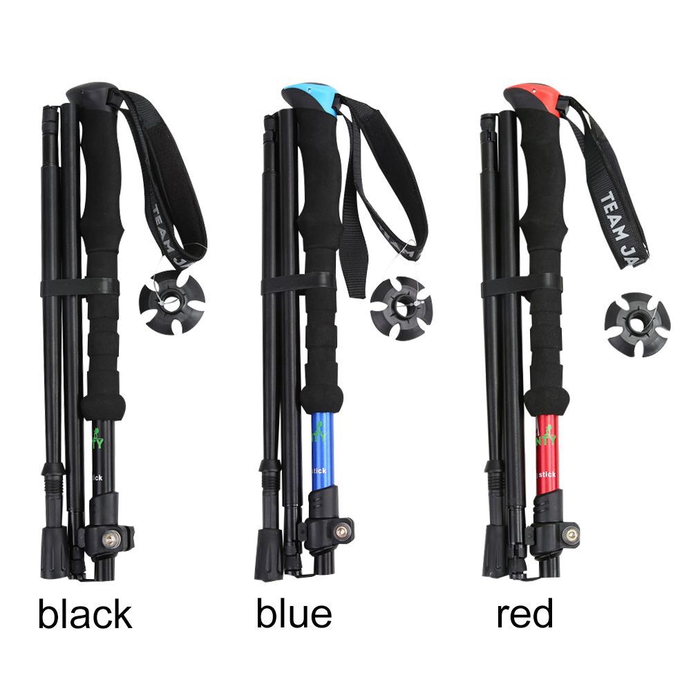 Alloy Adjustable Walking Sticks Trekking Pole Hike Alpenstock Hiking ...