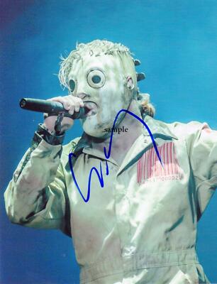 COREY TAYLOR REPRINT PHOTO 8X10 SIGNED AUTOGRAPHED MAN CAVE GIFT ...
