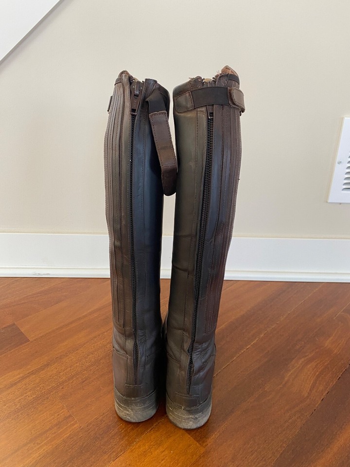 Tall dark brown insulated riding boots US size 7 - Perfect for winter ...