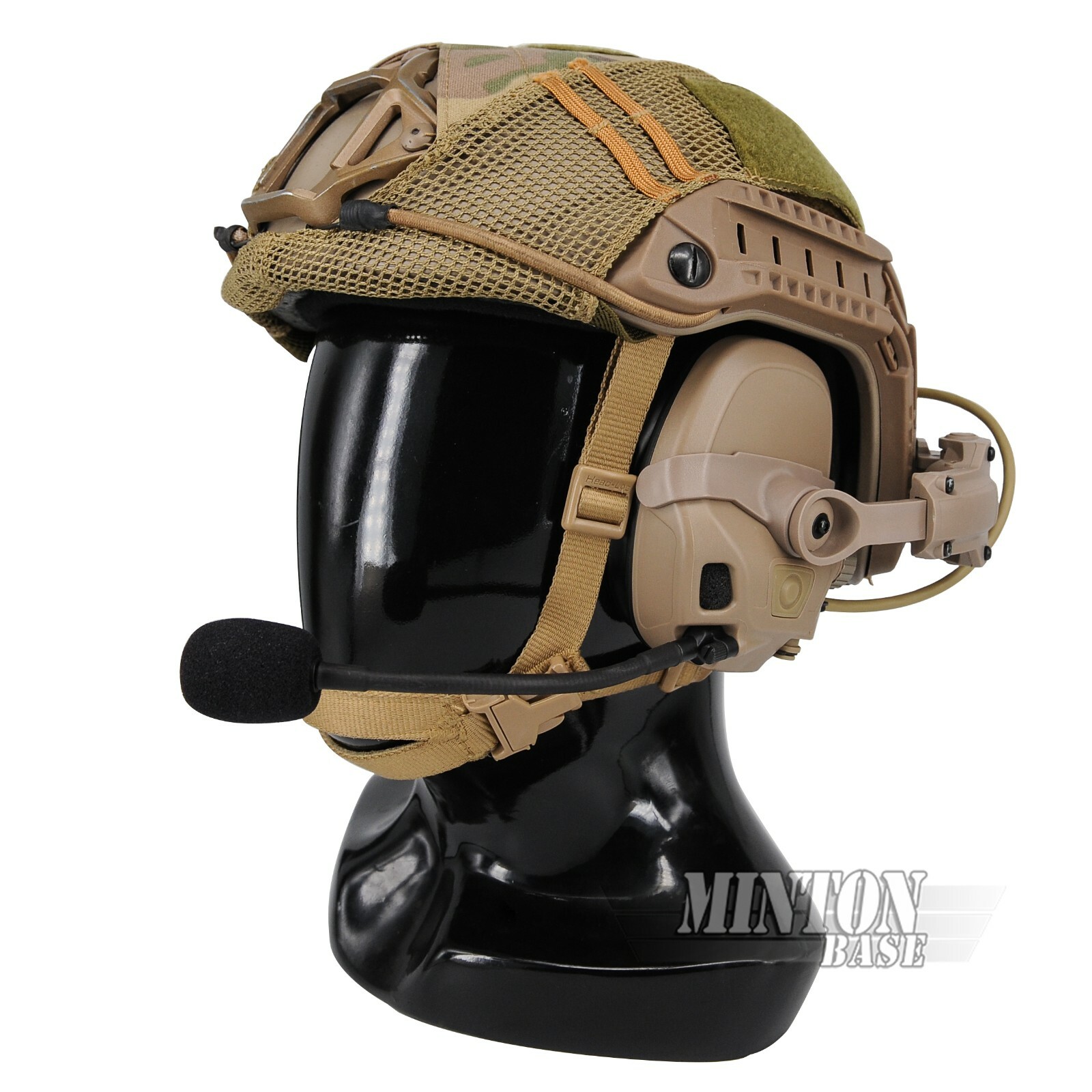 FCS AMP Tactical Noise Reduction Communication Headset & V20 V60 PTT | eBay