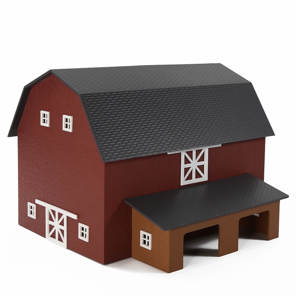 HO Scale Not-built Farm Model Railroad Building Kit DELUXE BARN CHICKEN ...