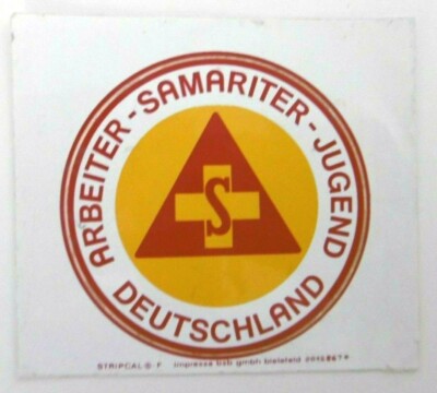 Promotional Stickers Asb Worker Samaritan Federal Jugend Germany 80er ...