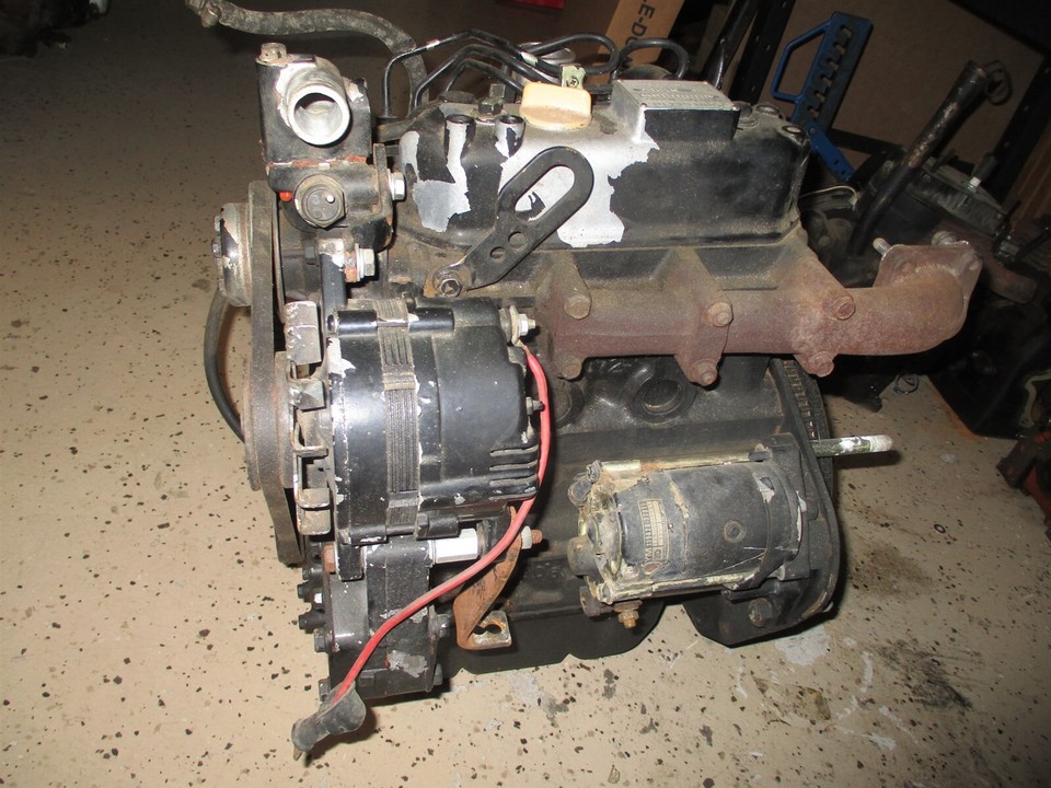 JOHN DEERE 430 GARDEN TRACTOR YANMAR DIESEL ENGINE 3TN72 3CYL AM100448 ...