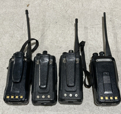 Lot of 4 RCA Two-Way Radio Walkie Talkie BR250U and RDR2500 No tested ...