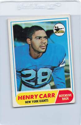 1968 Topps #57 Henry Carr Giants EX *DA-B587 | eBay