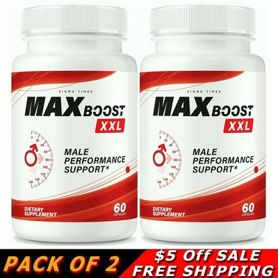 (2 Pack) Max Boost XXL Male Performance Pills, MaxBoost XXL for Men ED ...