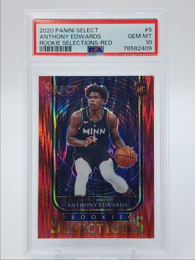 Anthony Edwards Rookie Card Roundup, Hottest eBay Auctions