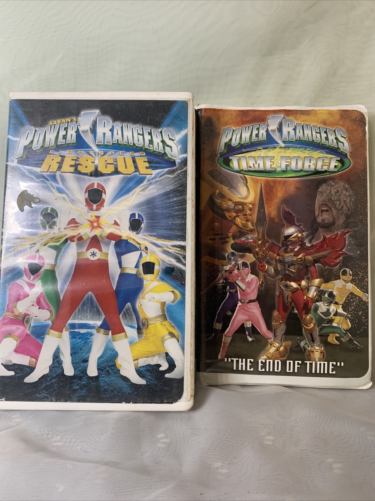 POWER RANGERS VHS LOT OF 3 Cartoons Curse Of The Wolf The End Of Time ...