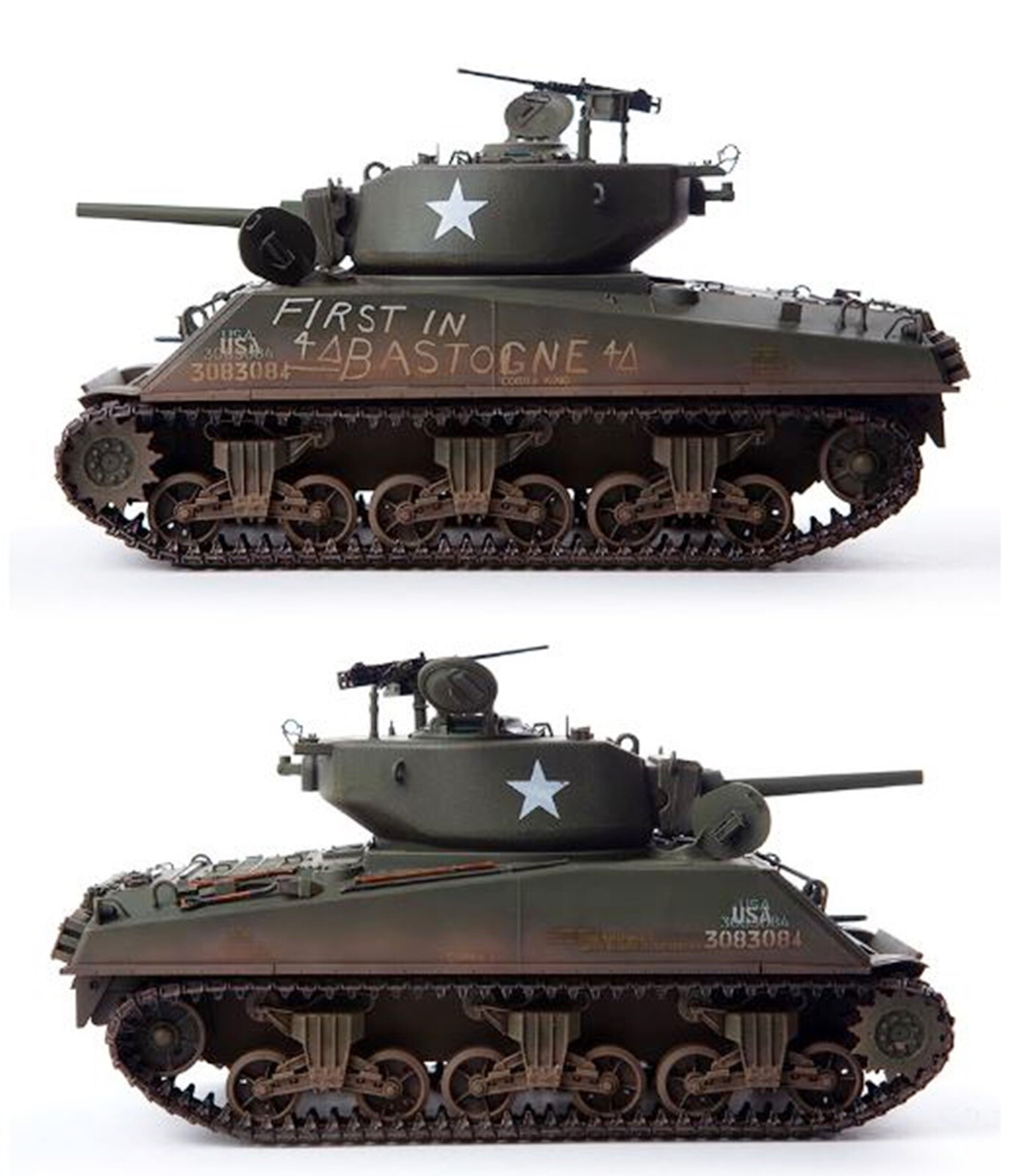 Academy 1/35 U.S. Army M4A3E2 "Cobra King" Tank Hobby Plastic model kit ...