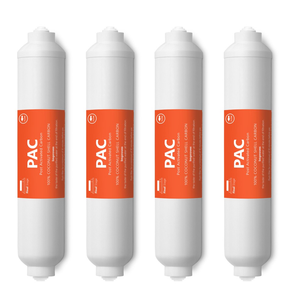 Post Activated Carbon Water Filter Replacement – Inline 5 Micron – PAC ...
