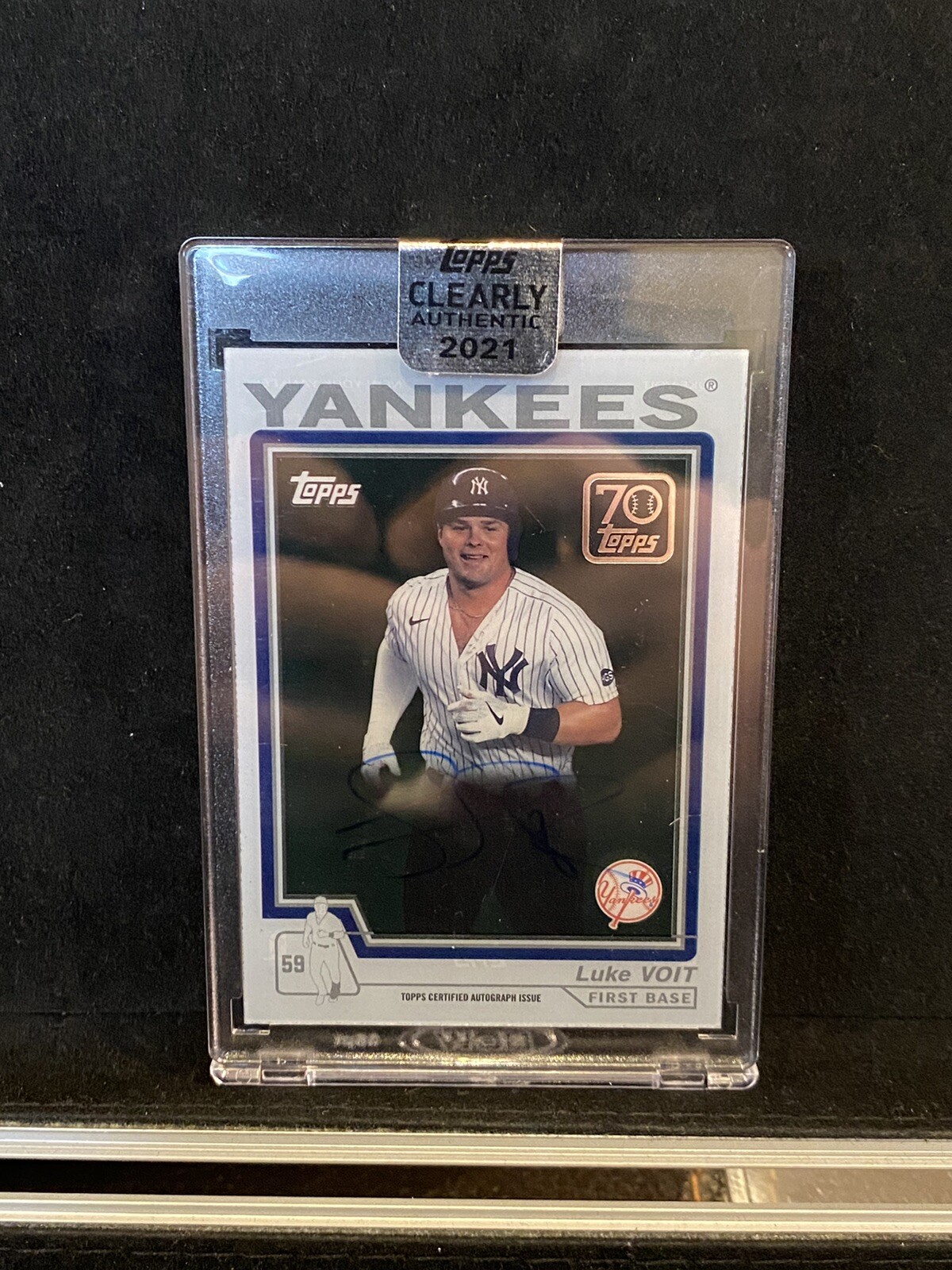 2021 Luke Voit Clearly Authentic 70 Years Autograph New York Yankees | eBay