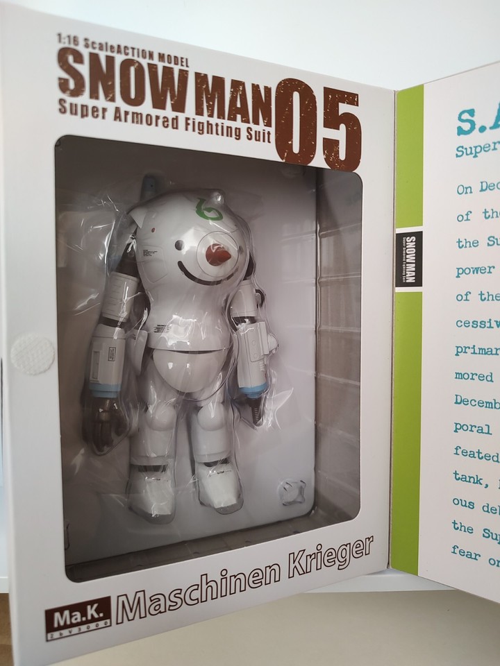SAFS MA.K. FIREBALL 05 SNOWMAN MASCHINEN KRIEGER 1/16 ACTION FIGURE NEW ...