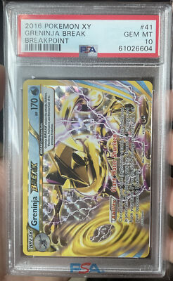 2016 Pokemon XY Breakpoint #41 Greninja Break PSA 10 | eBay