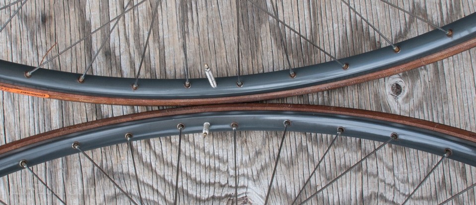 Vintage Campagnolo Nuovo Super Record Hubs 700c Road Bike WHEELS Mavic ...