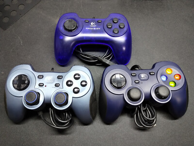 3x Logitech USB Gamepads Controllers RumblePad 2 Precision F310 | eBay