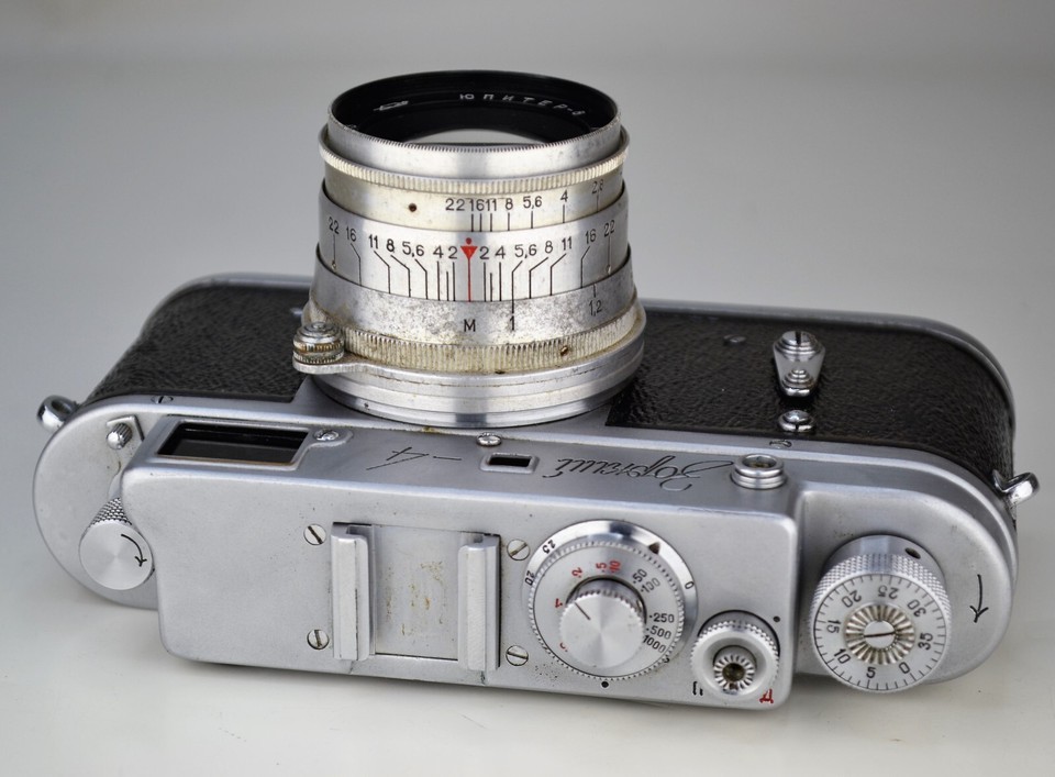 1957 EARLY USSR "ZORKI 4" RANGEFINDER CAMERA + JUPITER-8 LENS, f2/50 ...