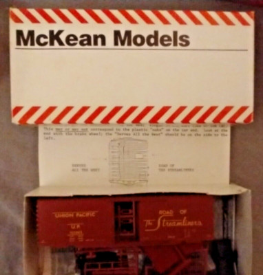 HO Scale Union Pacific the streamliner 40' box car kit UP 100865 ...