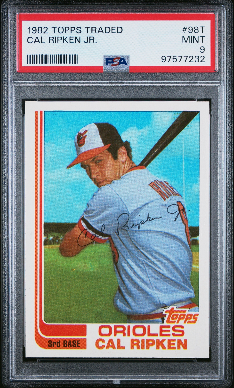 1982 TOPPS TRADED #98T CAL RIPKEN JR. ROOKIE RC PSA 9 | eBay