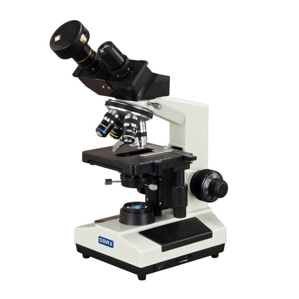 OMAX 40X-2000X 10MP USB Digital Oil Darkfield Compound LED Binocular ...