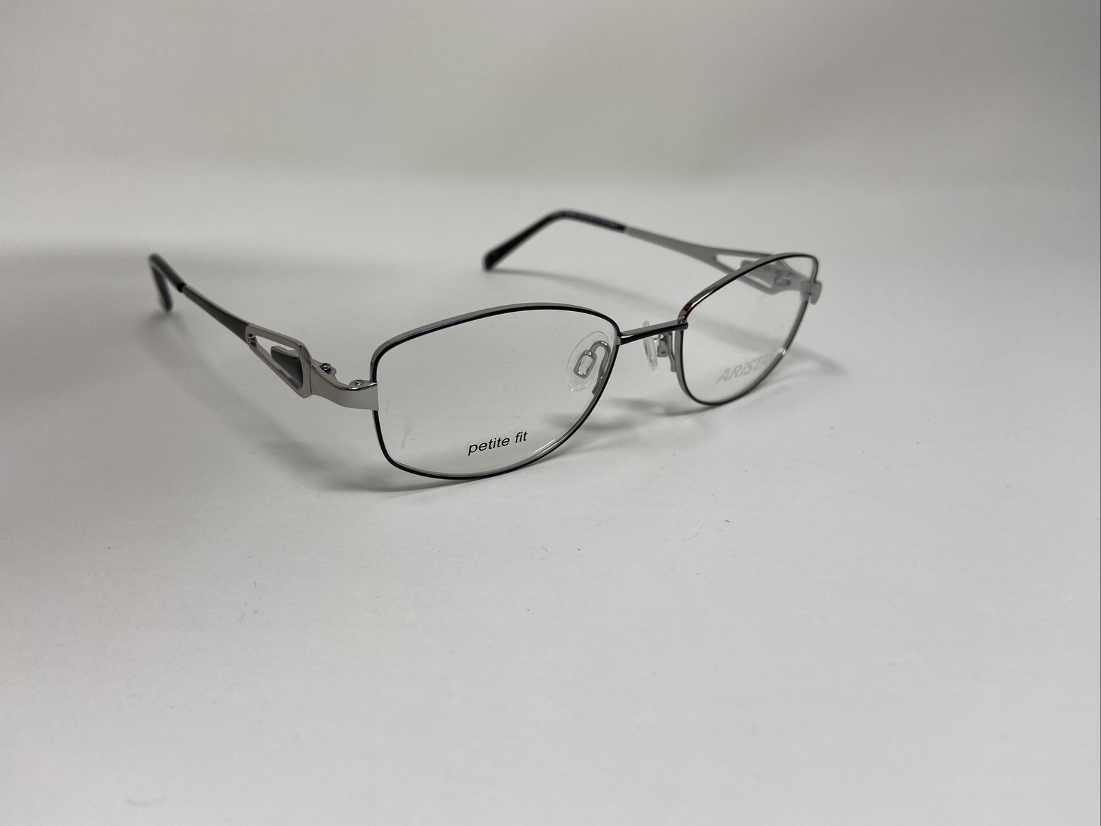 ARISTAR AR 16369 538 47/16/130 BLACK SILVER EYEGLASSES FRAME CG32 | eBay