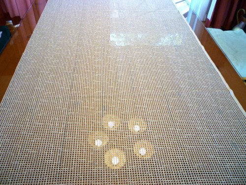 White Cotton Net Fabric – 2 PCS Left Over Fabric 29”x101” and 28”x47 ...