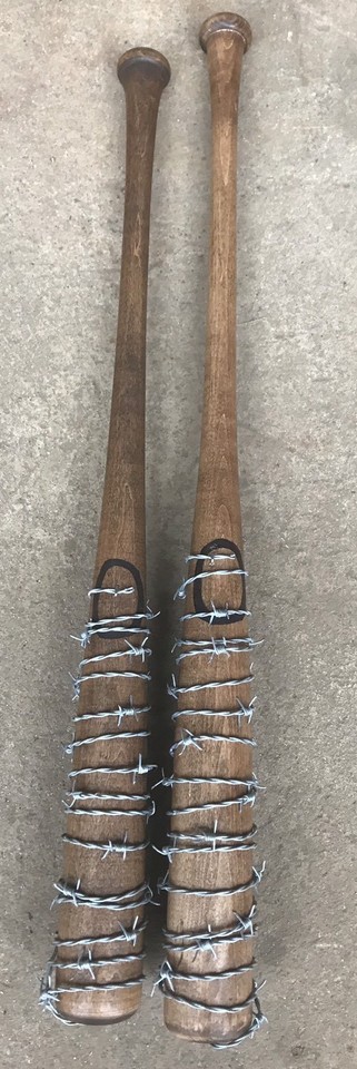 4 PACK! "LUCILLE" Negan's Replica Bats! The Walking Dead (FREE SHIPPING ...