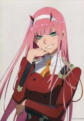 Poster Anime A4 Clear Zero Two Darling In The Franxx Complete Material ...