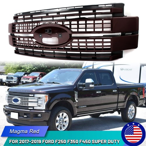 For 2017-19 Ford F250 F350 F450 Super Duty Platinum Style Grille Grill ...