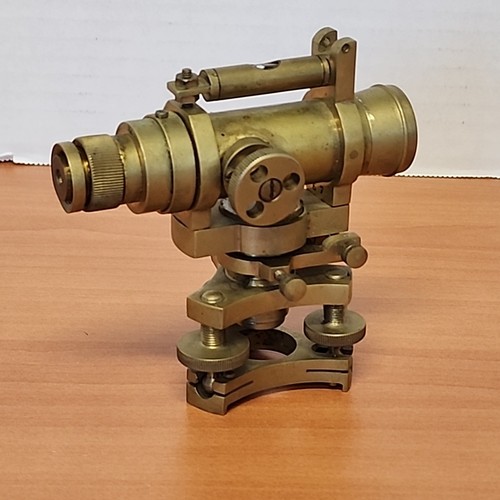 Vintage Brass Ross London Surveying Transit Nautical Marine Dumpy Level ...