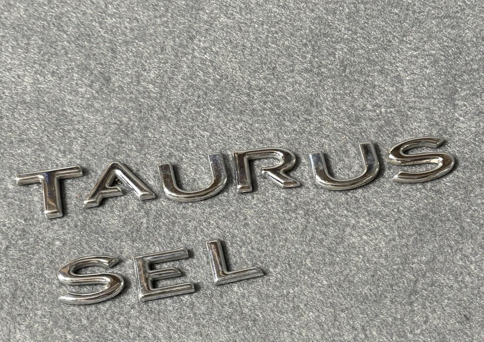 2001 - 2007 Ford Taurus SEL Emblem Logo Badge Decal Trunk Rear Chrome ...
