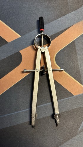 Vintage Rotring 530 135 Drafting Drawing Compass Original Case / Made ...