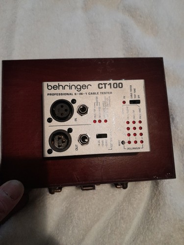 Behringer CABLE TESTER CT100 Professional 6-in-1 Cable Tester | eBay