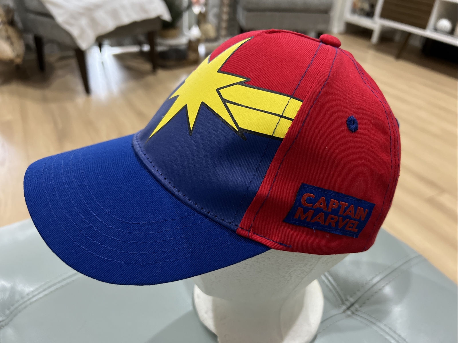 Captain Marvel Star Symbol Icon Logo Adjustable YOUTH… - Gem