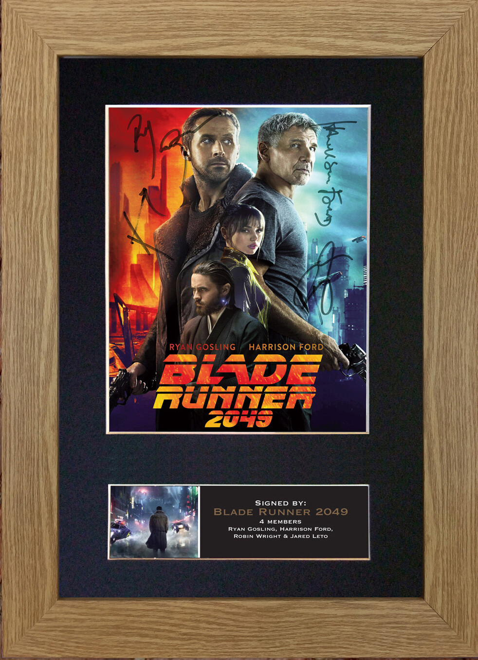 BLADE RUNNER 2045 Signed Mounted Reproduction Autograph Photo Prints A4 ...