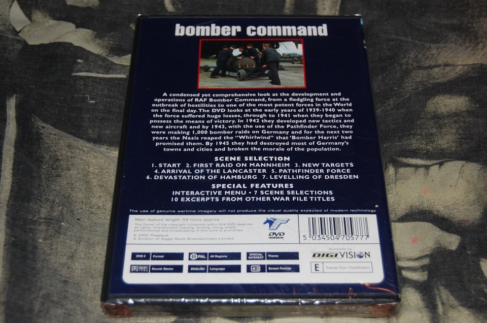 THE WAR FILE ~ BOMBER COMMAND 1939-1945 (DVD, 2003) ~ BRAND NEW and ...