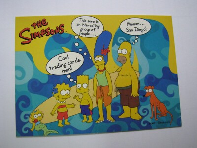 The Simpsons TVS 10th Anniversary Promo Card Convention SD2000 | eBay ...
