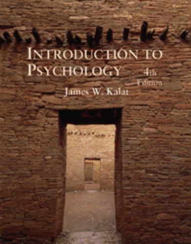 Introduction to Psychology by James W. Kalat (1995, Hardcover) for sale ...