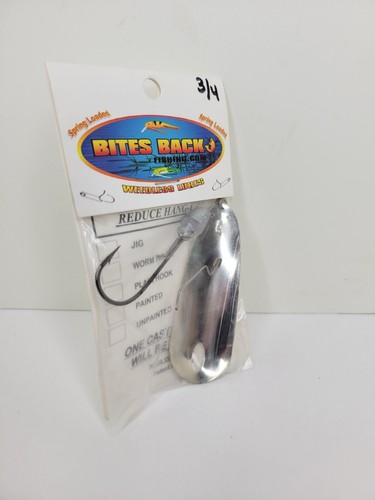Bites Back - Weedless Fishing Lure Spring Loaded Spoon. | eBay